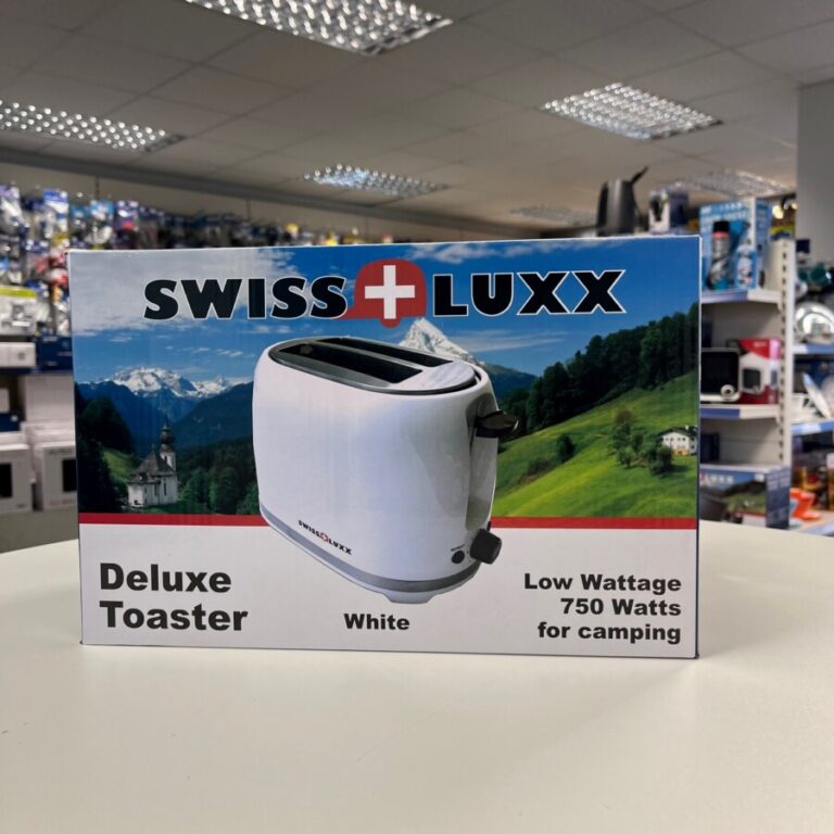 Swiss Luxx 750w Low Wattage Deluxe Toaster - Webbs Outdoors